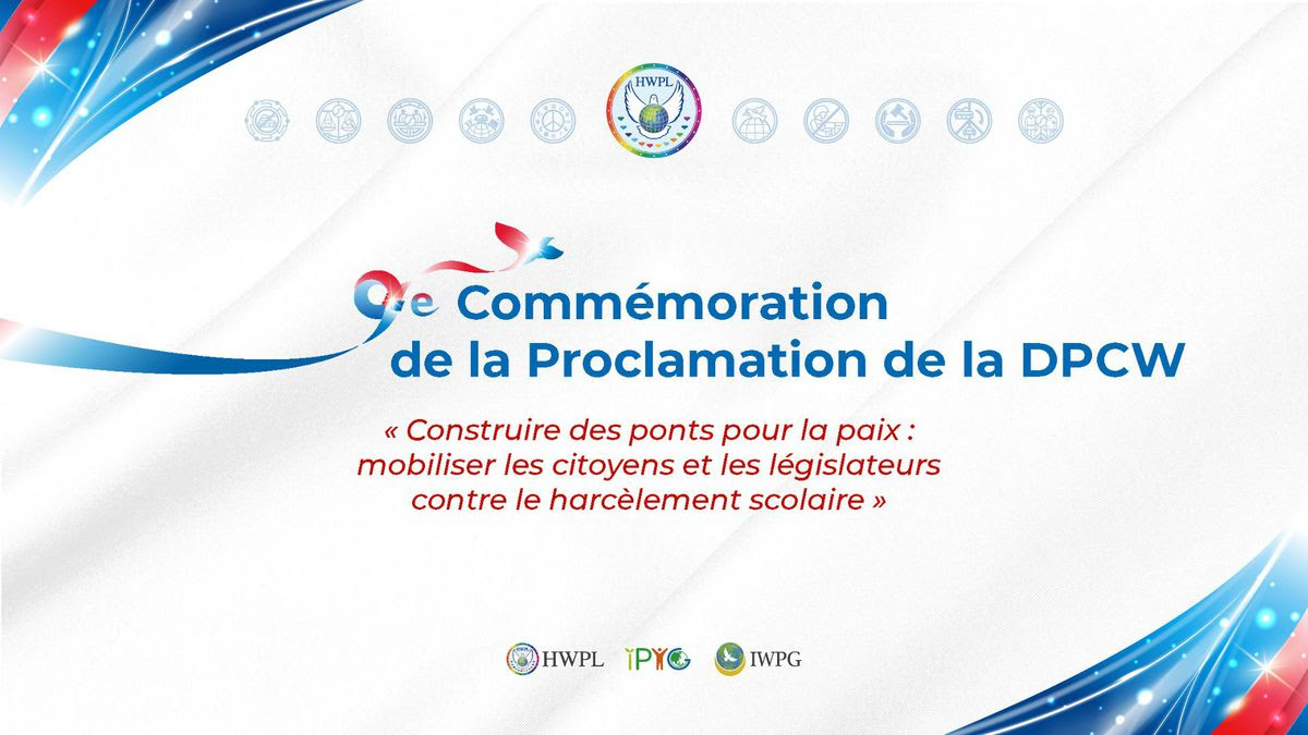 Retour sur la 9e commémoration de la DPCW avec HWPL France | Lony Society